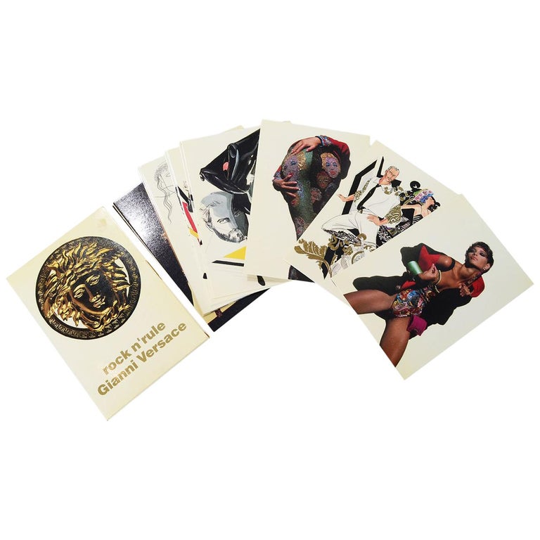 Gianni Versace Roc N' Rule Vintage Postcards, Set of 20 at 1stDibs