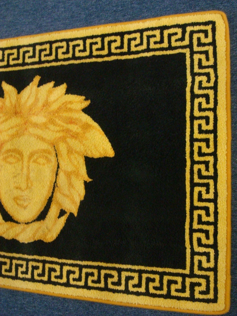 Gianni Versace Rug / Carpet / Mat - Medusa Original. Italy 1980´s For ...
