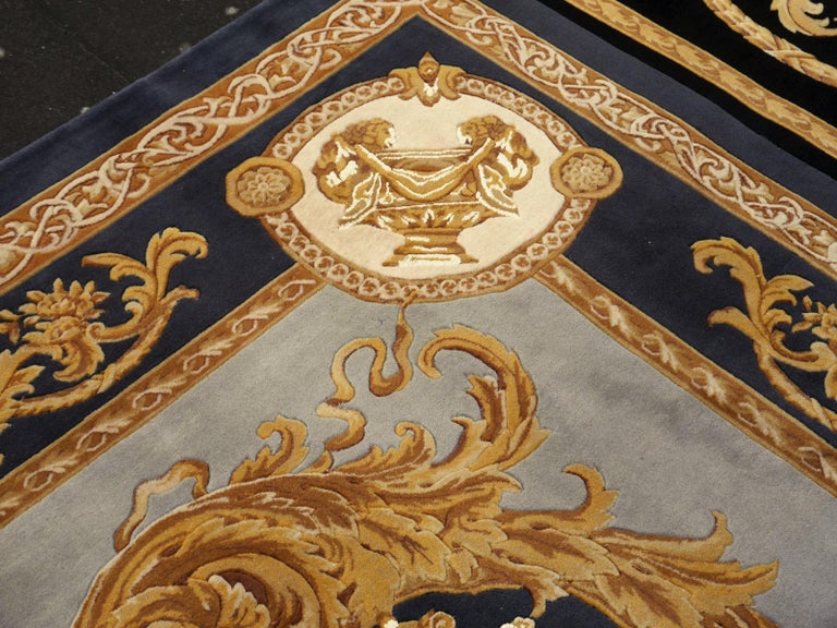 Gianni Versace Rug Home Signature Collection Black Gray Gold Rare Large ...