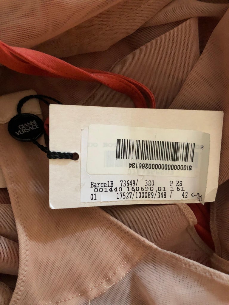 Gianni Versace S/S 2001 Runway Embellished Backless Evening Dress Gown ...