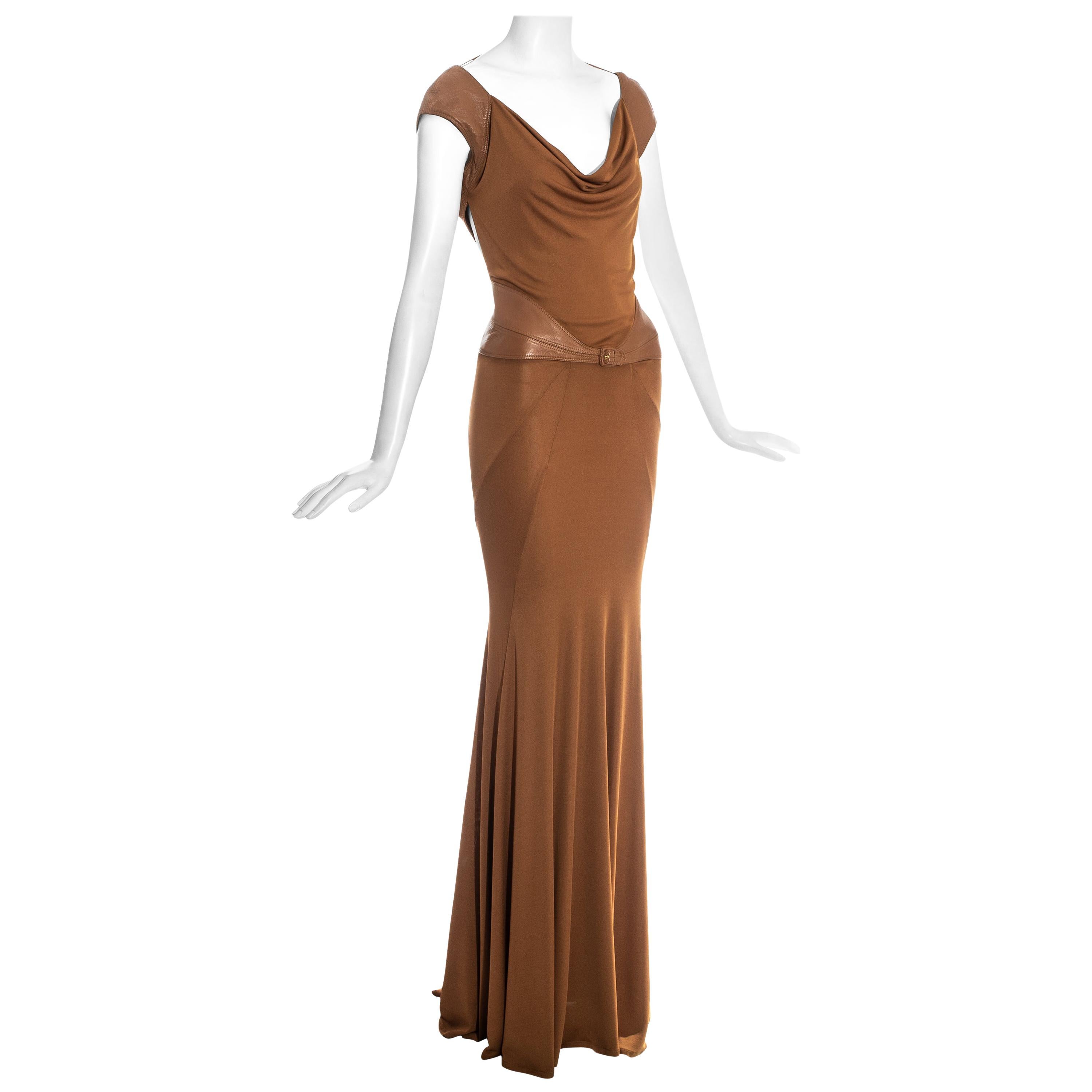 Versace Crystal Encrusted Couture Cocktail Dress at 1stdibs