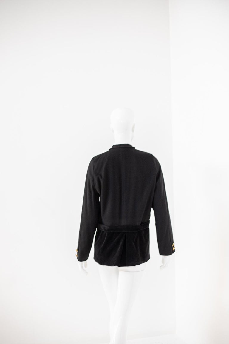 Gianni Versace Vintage Velvet Jacket For Sale at 1stDibs