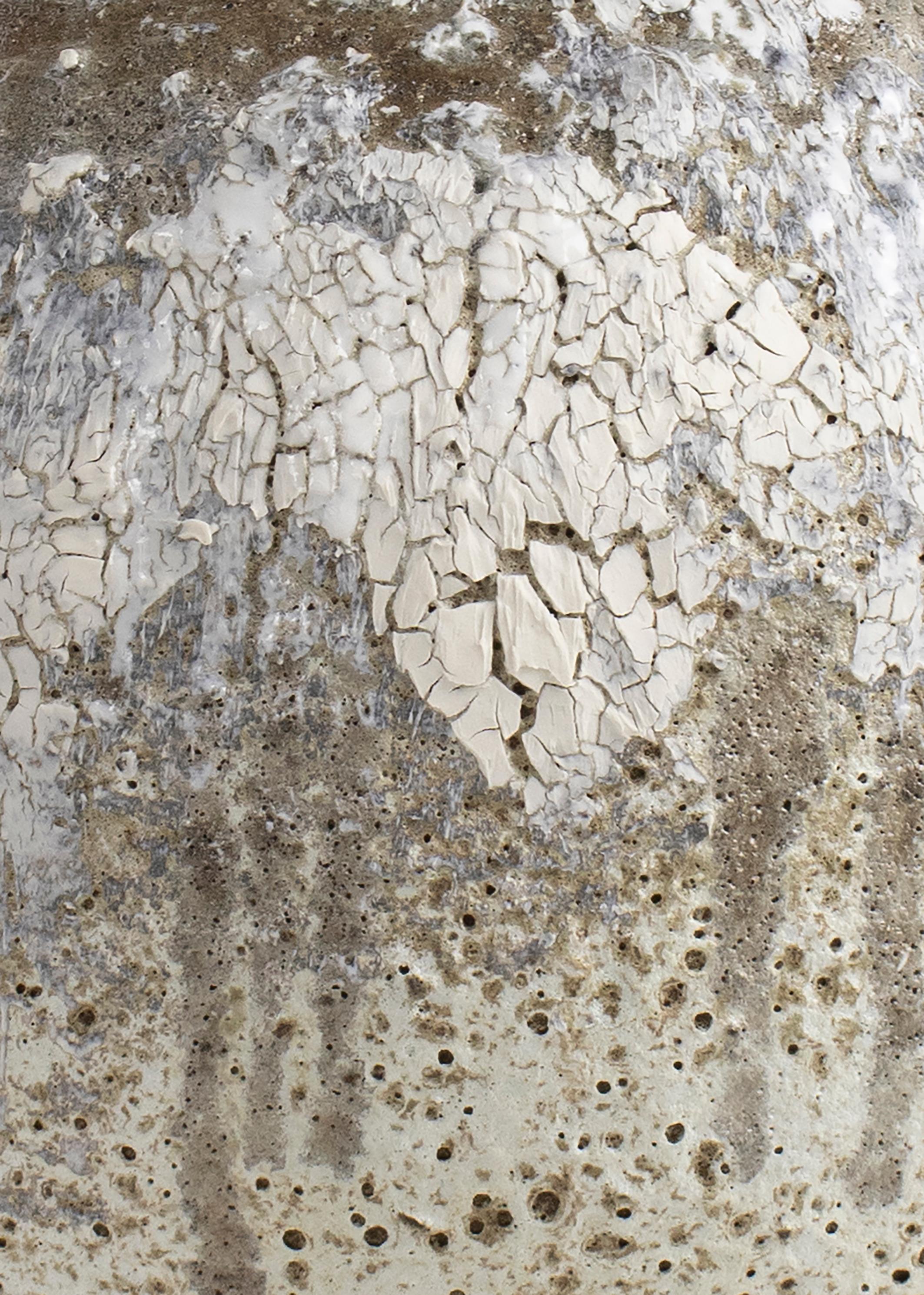 Giant Black and White Stoneware Ceramic and Porcelain Volcanic Moon ...