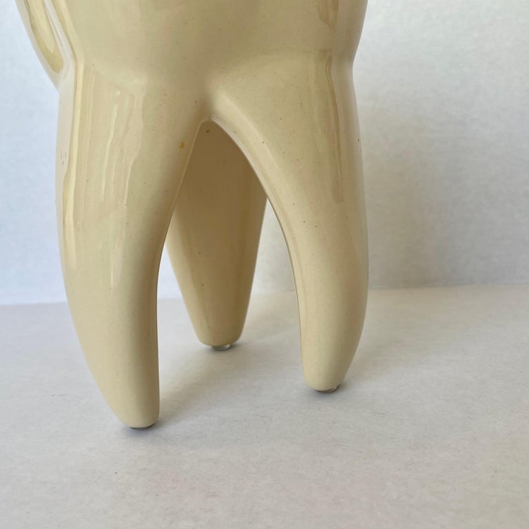 Giant Ceramic Tooth Catchall For Sale at 1stDibs