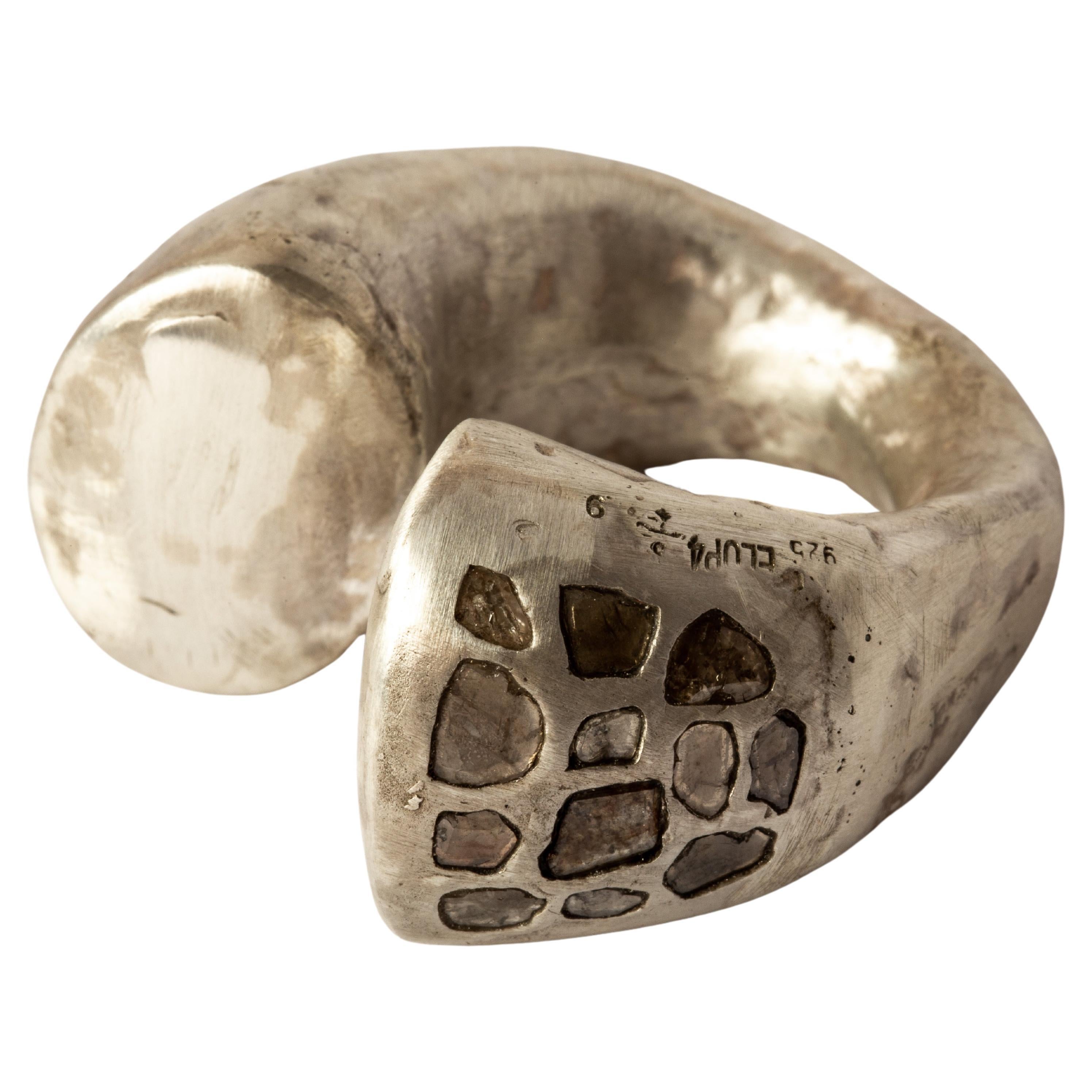 Customizable Giant Druid Ring (Mega Pavé, MA+DIA) For Sale at 1stDibs