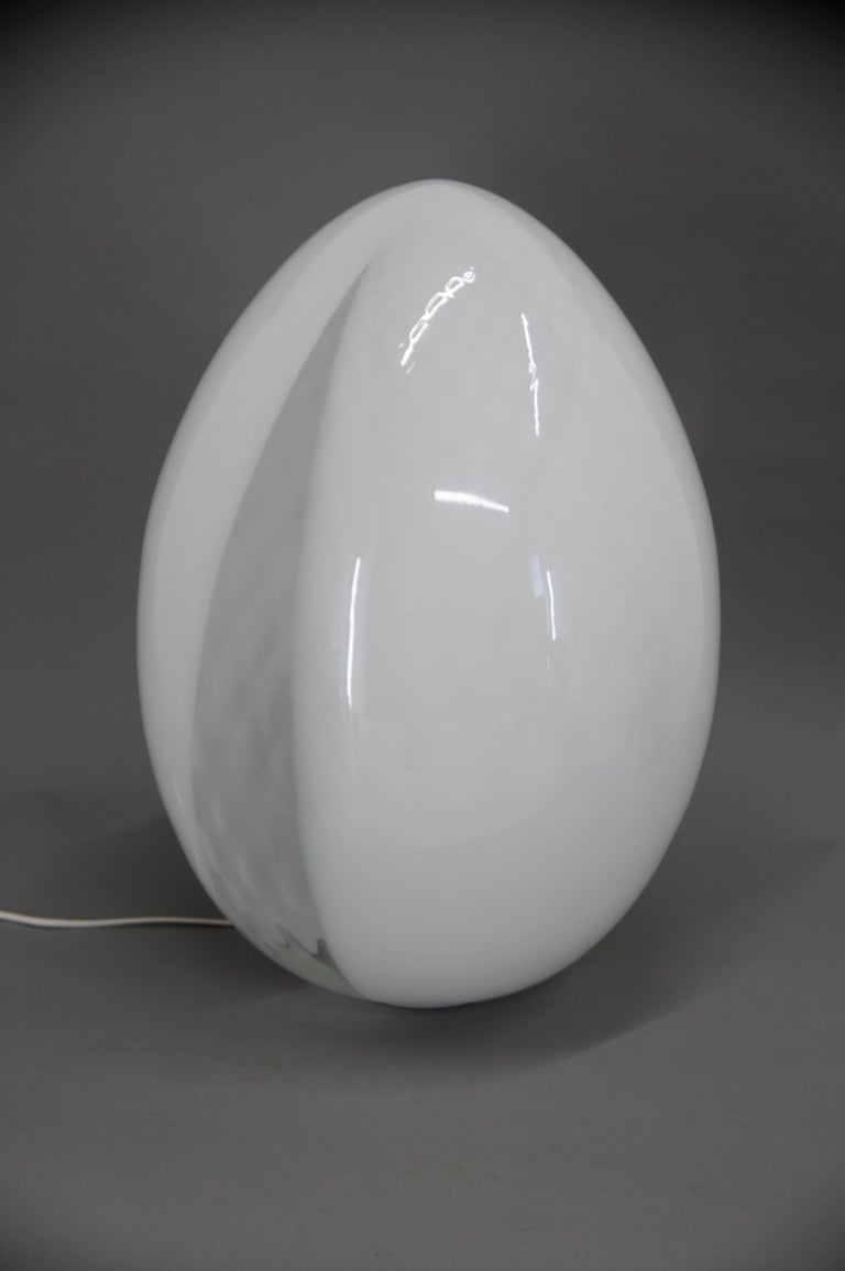 Giant Murano Glass Egg Lamp, Italy, 2000s For Sale at 1stDibs