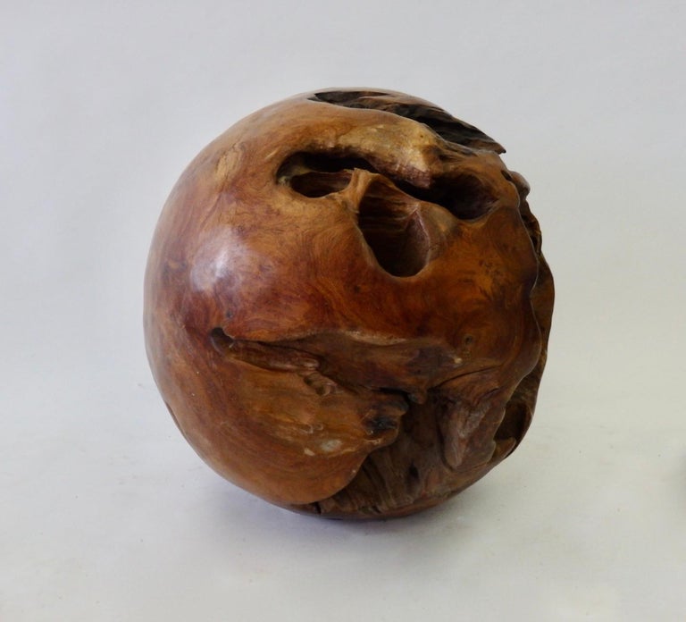 Giant Organic and Natural Wood Burl Ball For Sale at 1stDibs | burl ...