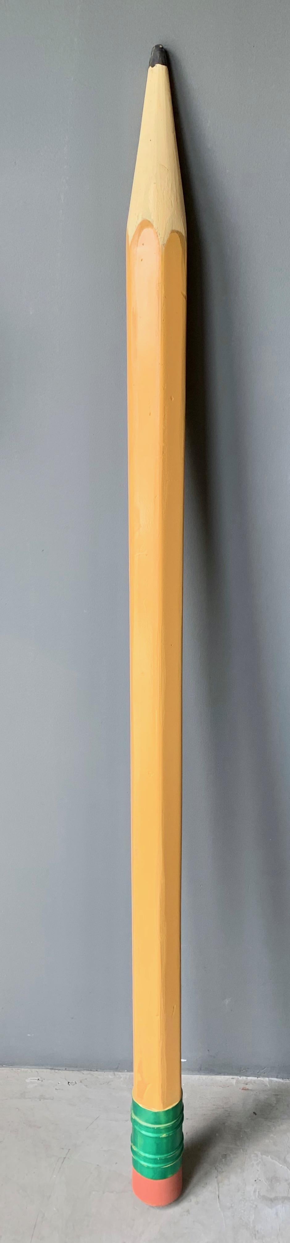 Giant Pop Art Wood Pencil at 1stDibs | pencil for sale, giant wooden pencil