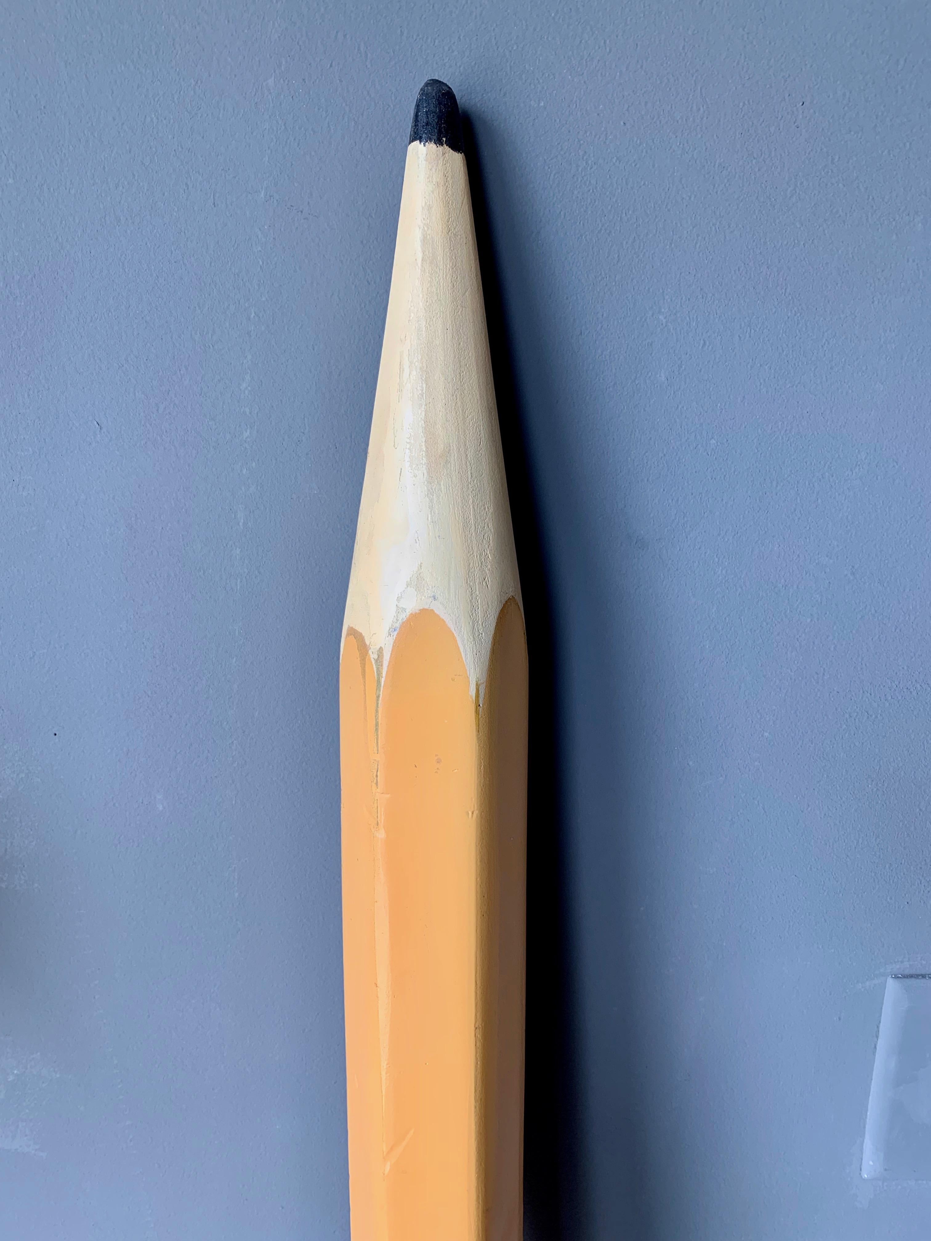 Giant Pop Art Wood Pencil at 1stDibs | pencil for sale, giant wooden pencil