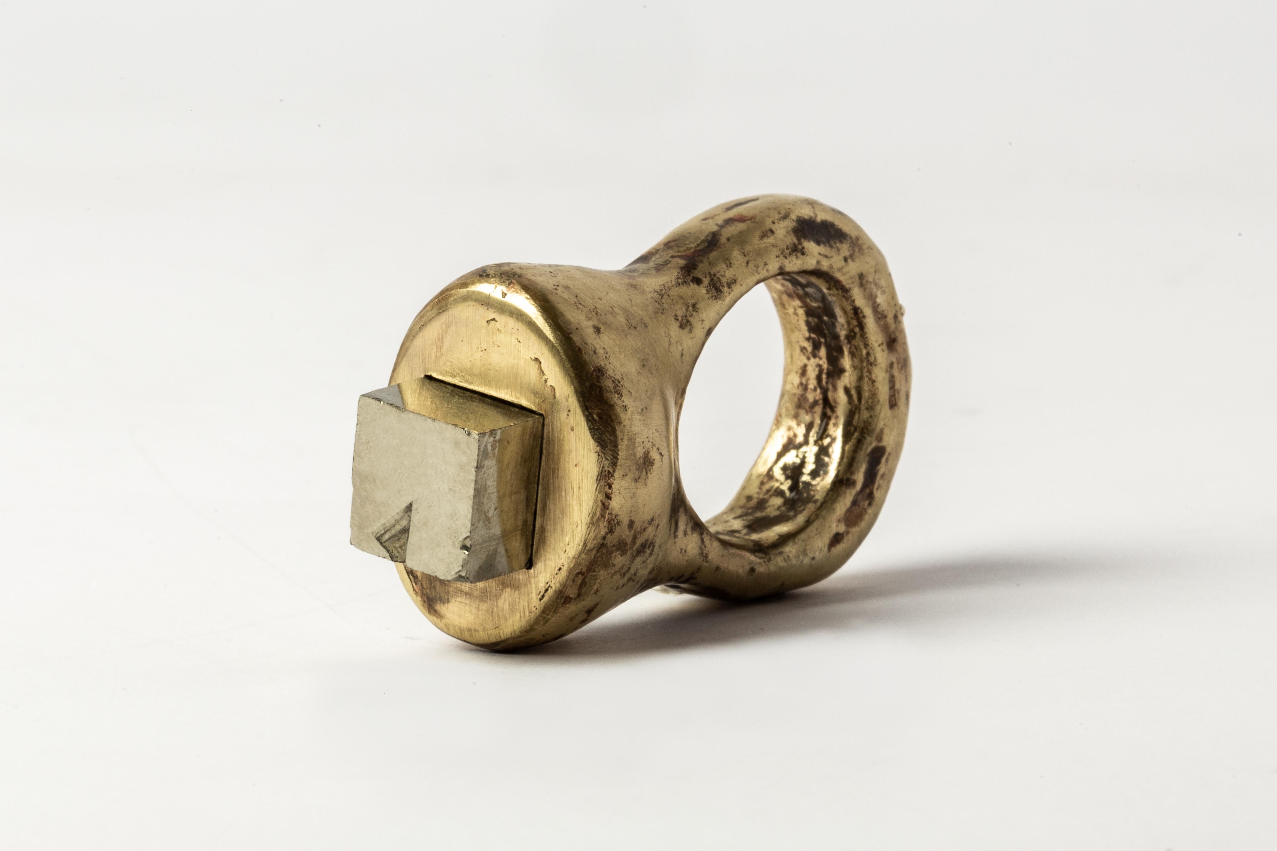 Customizable Giant Roman Ring (Pyrite, TOM+PYR) For Sale at 1stDibs