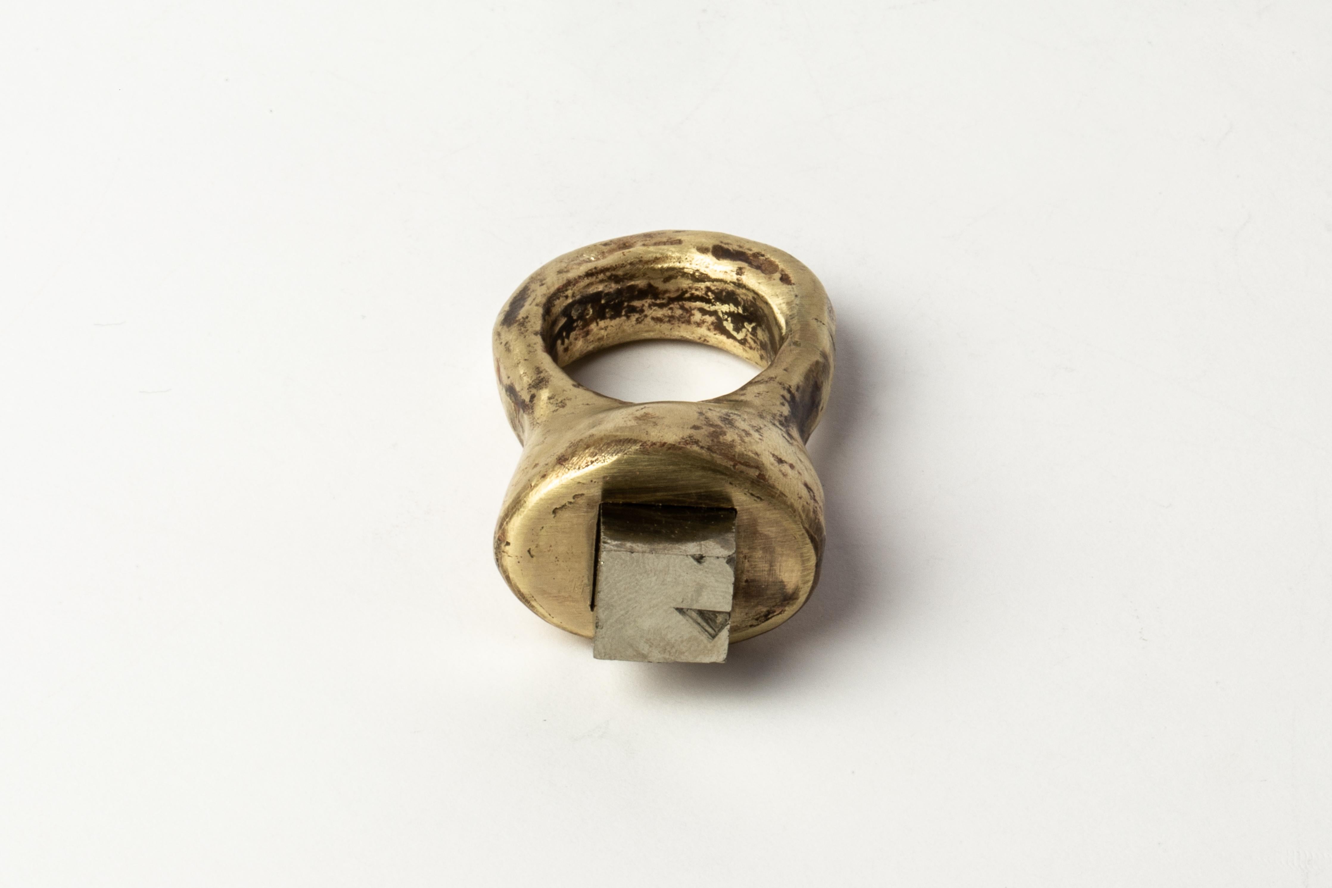 Customizable Giant Roman Ring (Pyrite, TOM+PYR) For Sale at 1stDibs