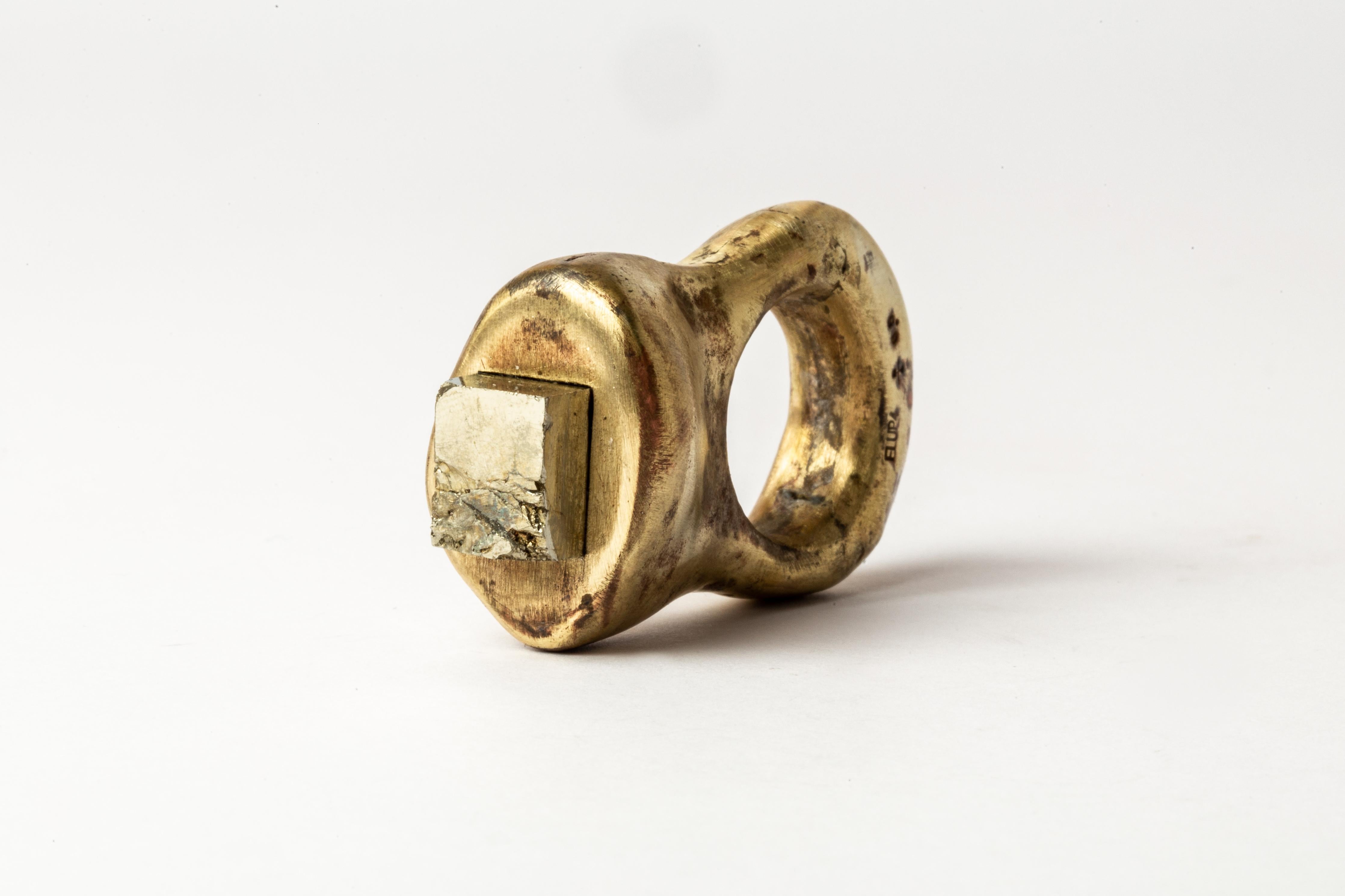 Customizable Giant Roman Ring (Pyrite, TOM+PYR) For Sale at 1stDibs