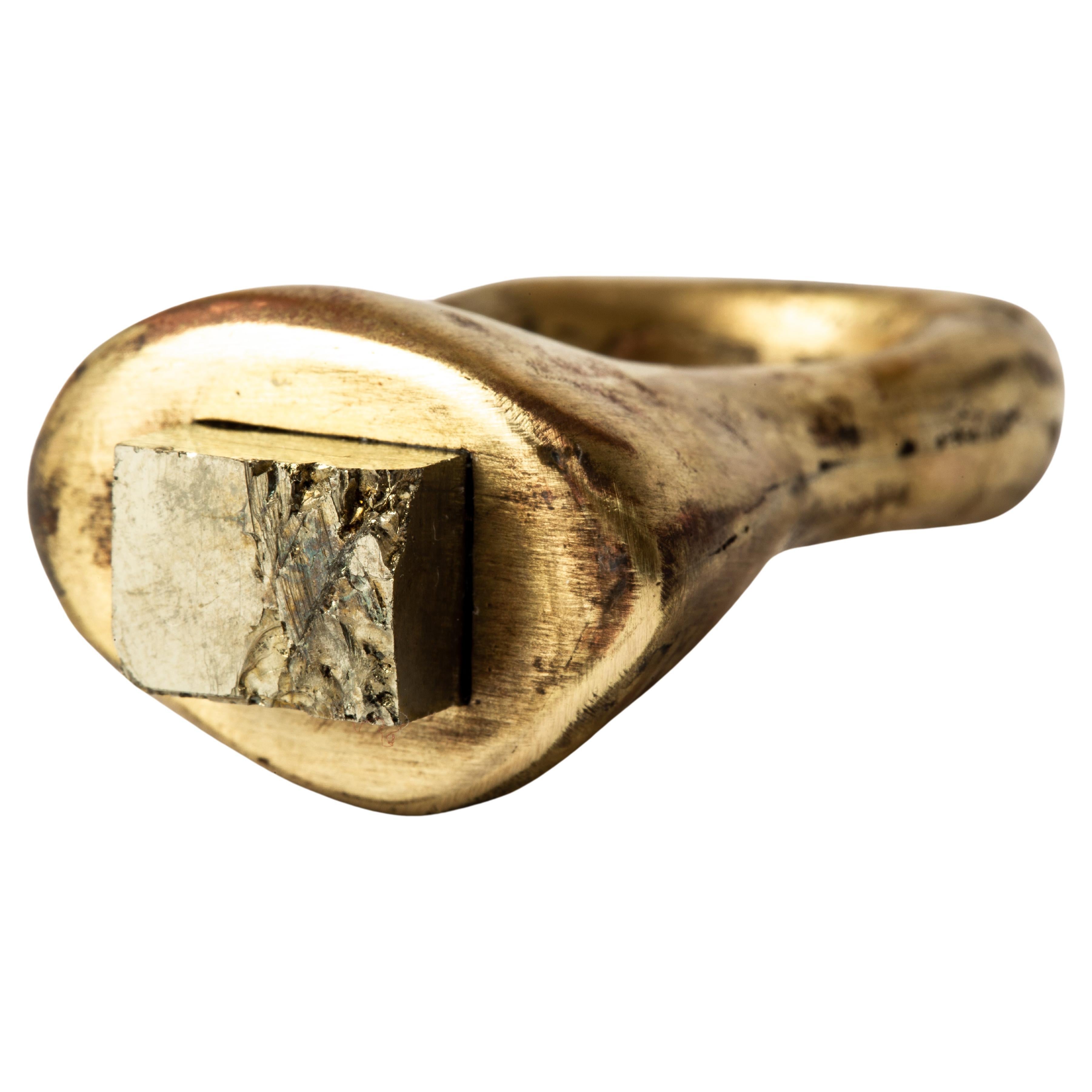 Customizable Giant Roman Ring (Pyrite, TOM+PYR) For Sale at 1stDibs