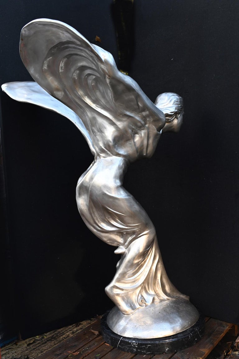 Giant Spirit of Ecstacy Bronze Statue Rolls Royce Flying Lady For Sale ...