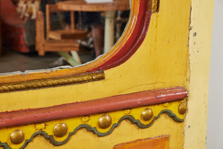 Giant Wood Carved Carousel Carnival Pier Mirror at 1stDibs