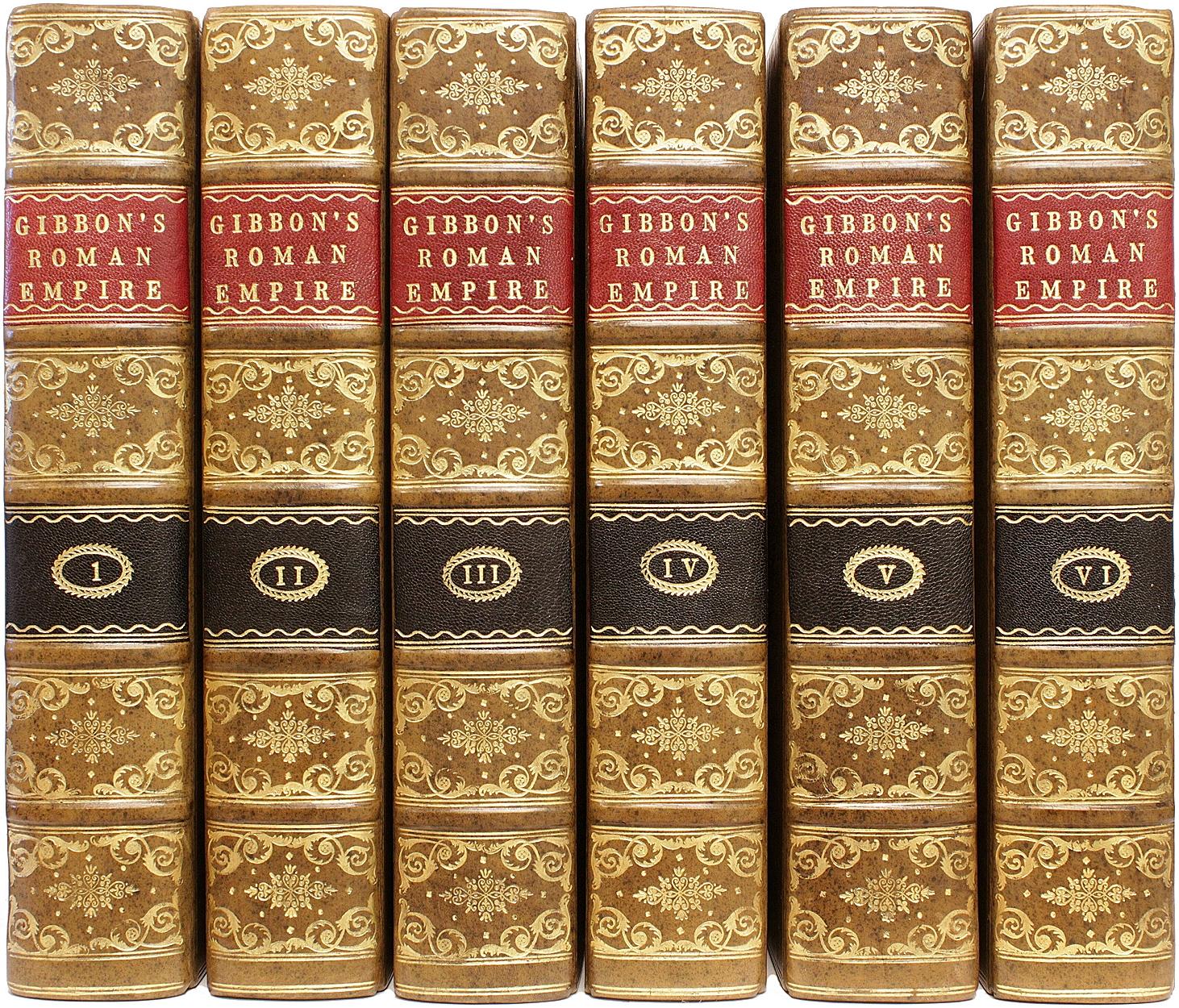 Gibbon, History of the Decline and Fall of the Roman Empire 6 Vols ...