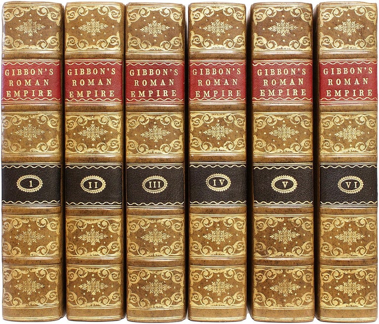 Gibbon, History of the Decline and Fall of the Roman Empire 6 Vols. 1776 - 1788 For Sale at 1stDibs