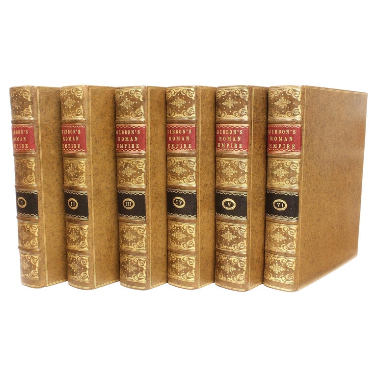 Gibbon, History of the Decline and Fall of the Roman Empire 6 Vols. 1776 - 1788 at 1stDibs