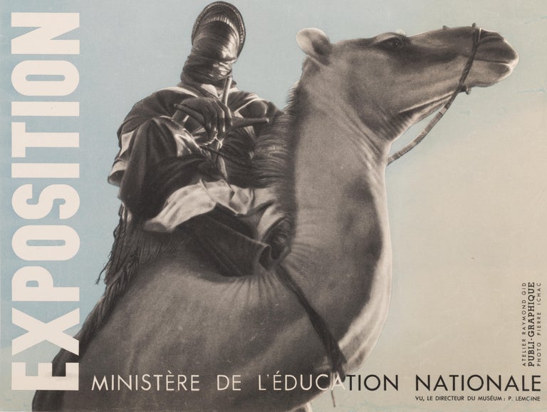 Gid, Original Vintage Poster, Sahara Exhibition, Ethnography, Touareg ...