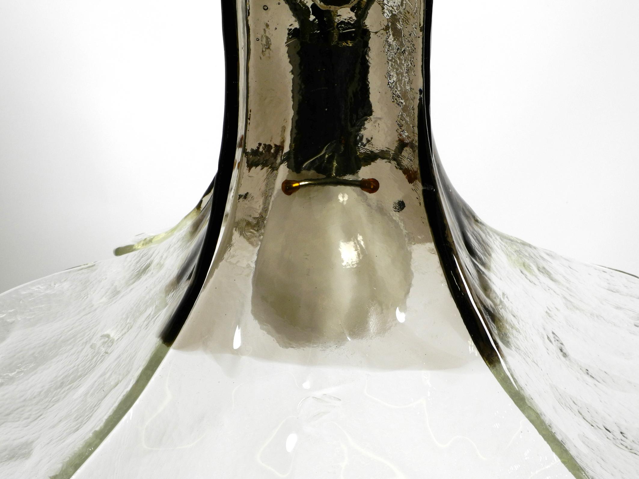 Gigantic 1960s XXL Mazzega Vetri Murano Glass Flower Ceiling Lamp For ...