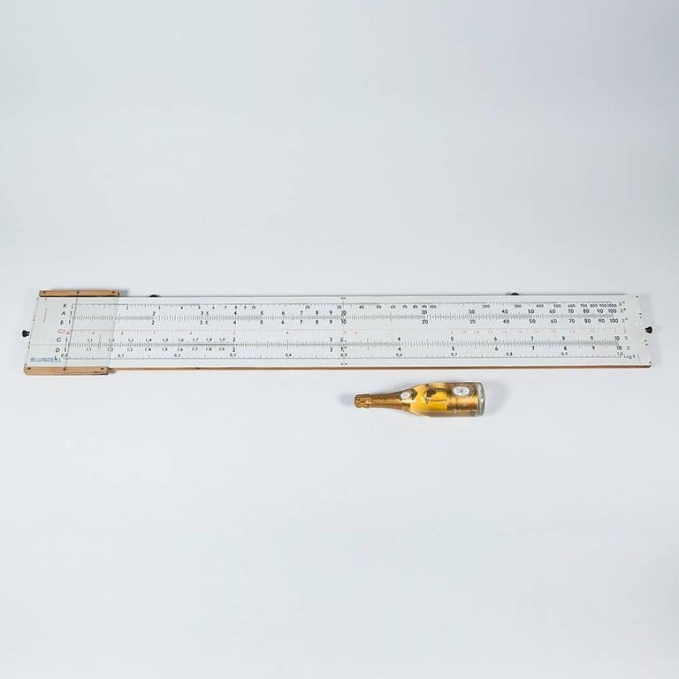 Gigantic Demonstration Slide Rule or Slipstick Mechanical Analog ...