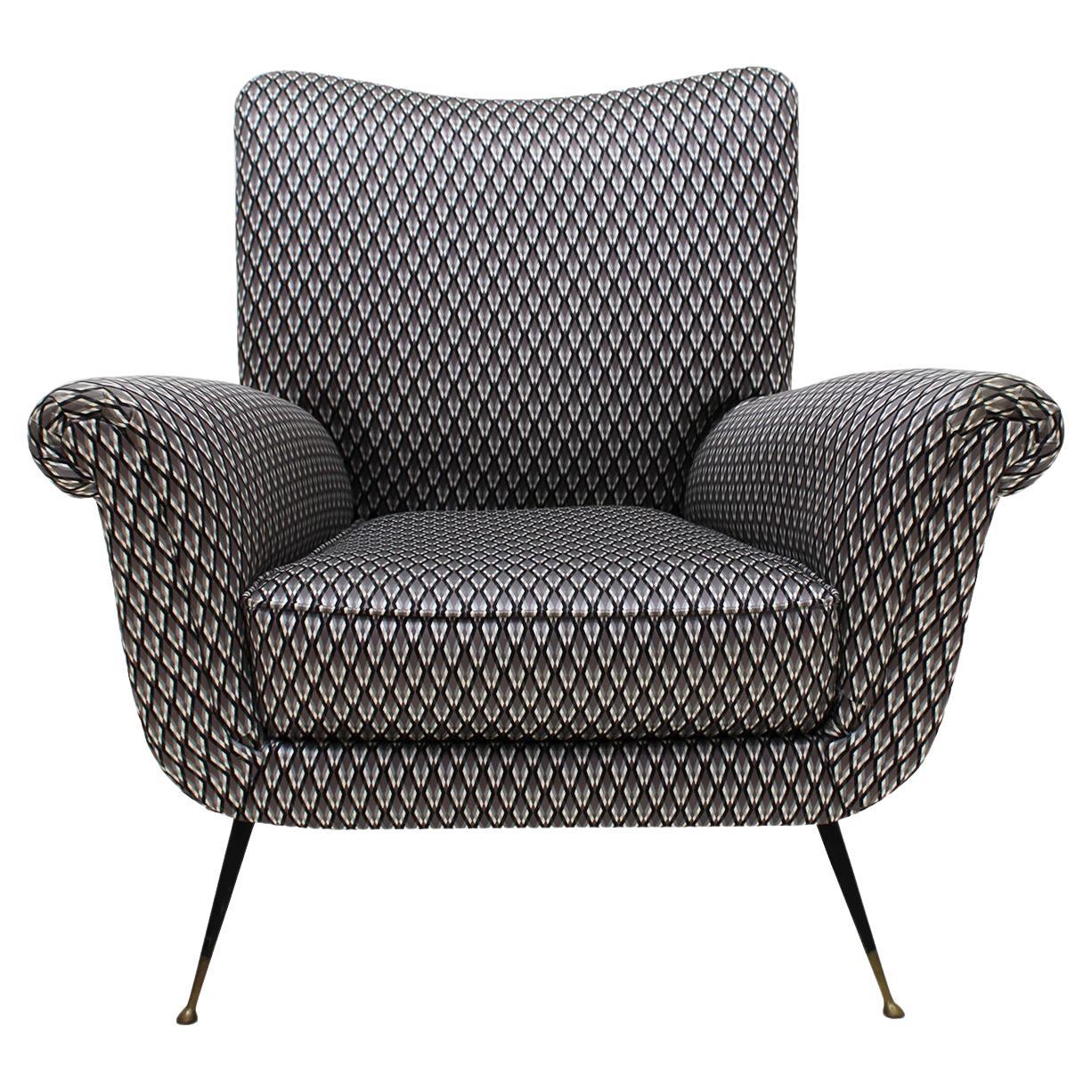 Mid-Century Modern Mod Elettra Armchair Designed by B.B.P.R Edited by ...