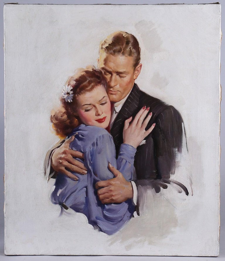 Gil Elvgren - Lovers Clinch at 1stDibs