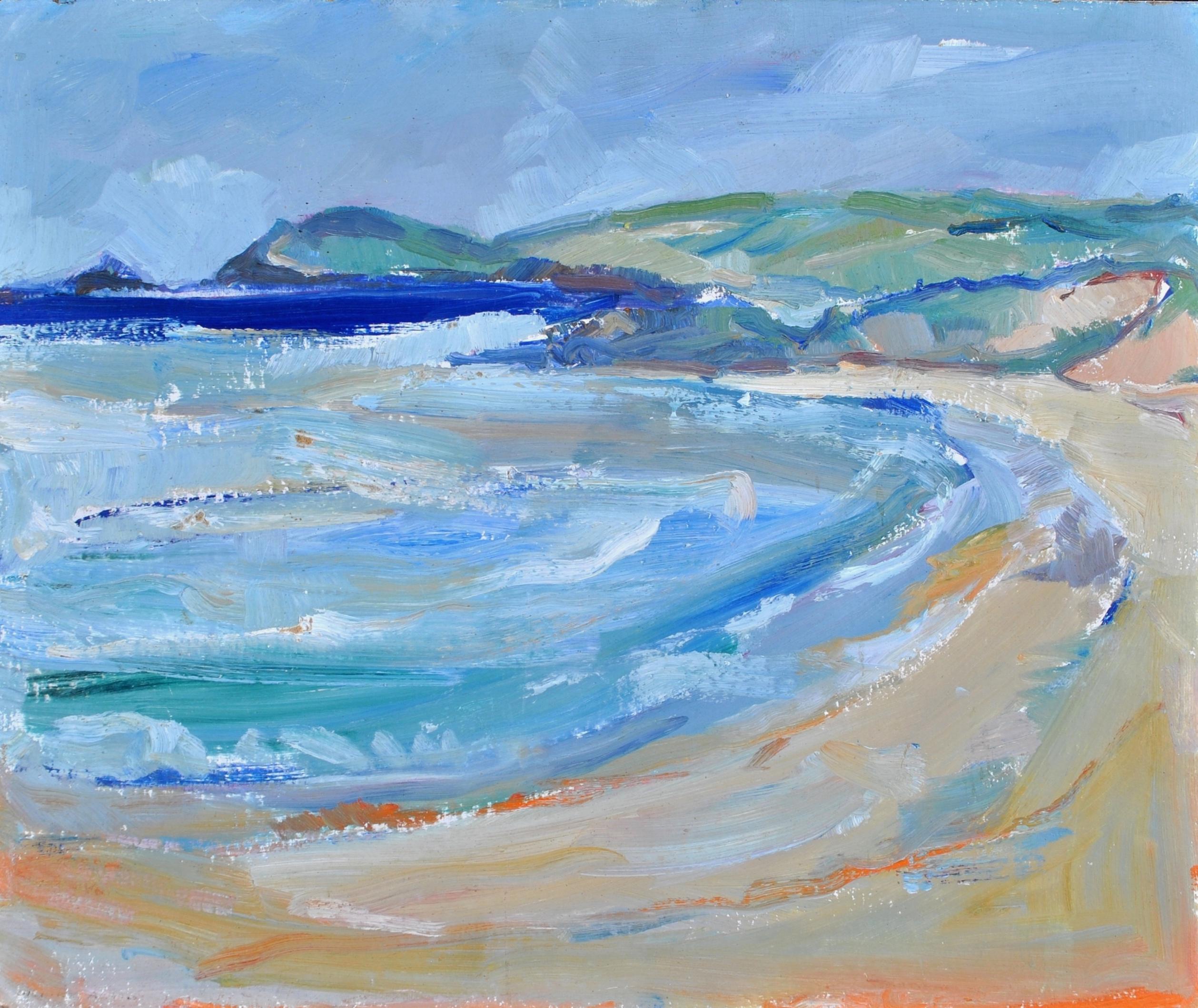 Gilbert Adams - Constantine Bay Cornwall - Mid 20th Century English ...