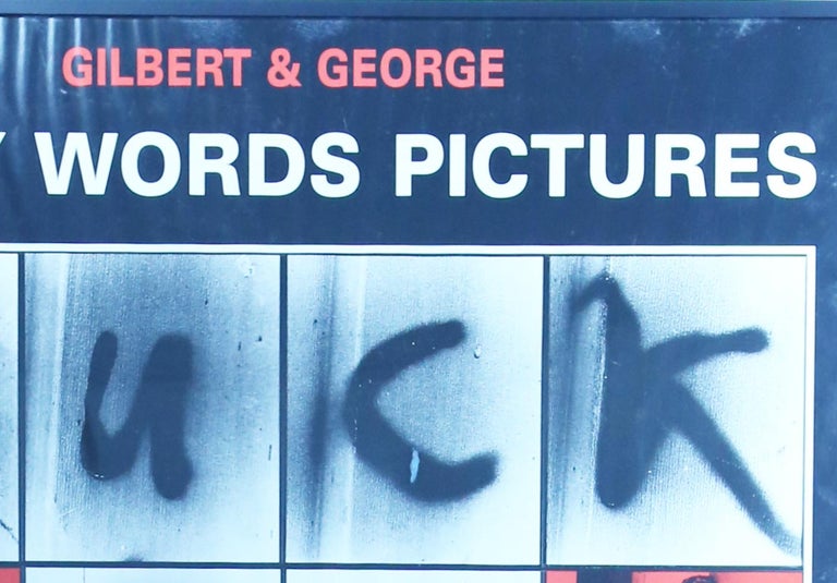 Gilbert und George „Dirty Words Pictures“ Signiert von Gilbert und ...