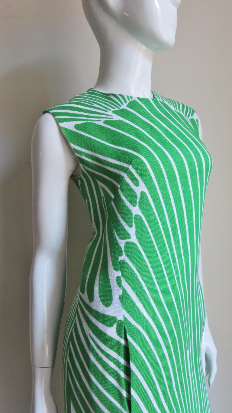 Gilbert Couture 1960s Geometric Dress and Coat at 1stDibs