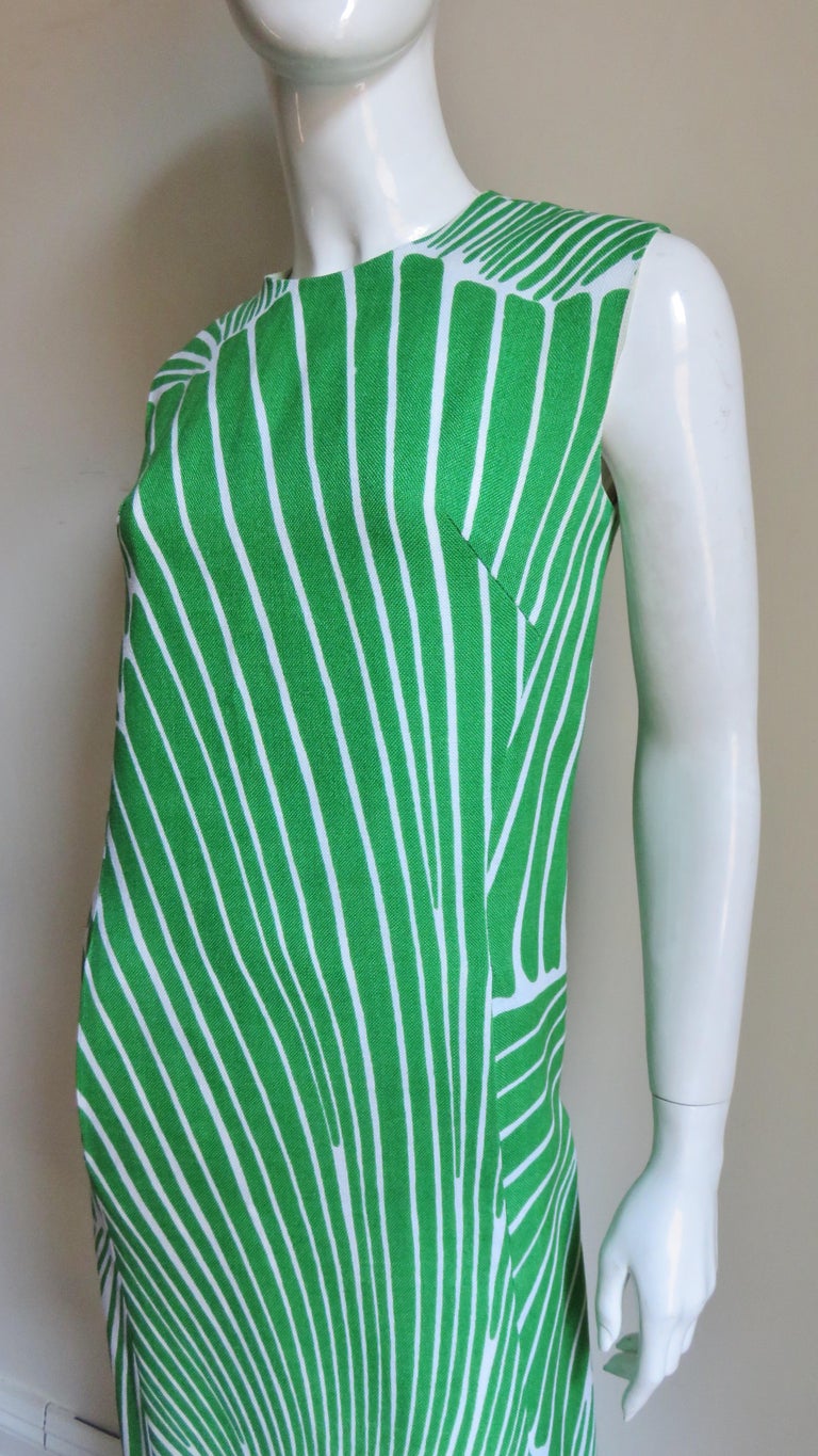 Gilbert Couture 1960s Geometric Dress and Coat For Sale at 1stdibs