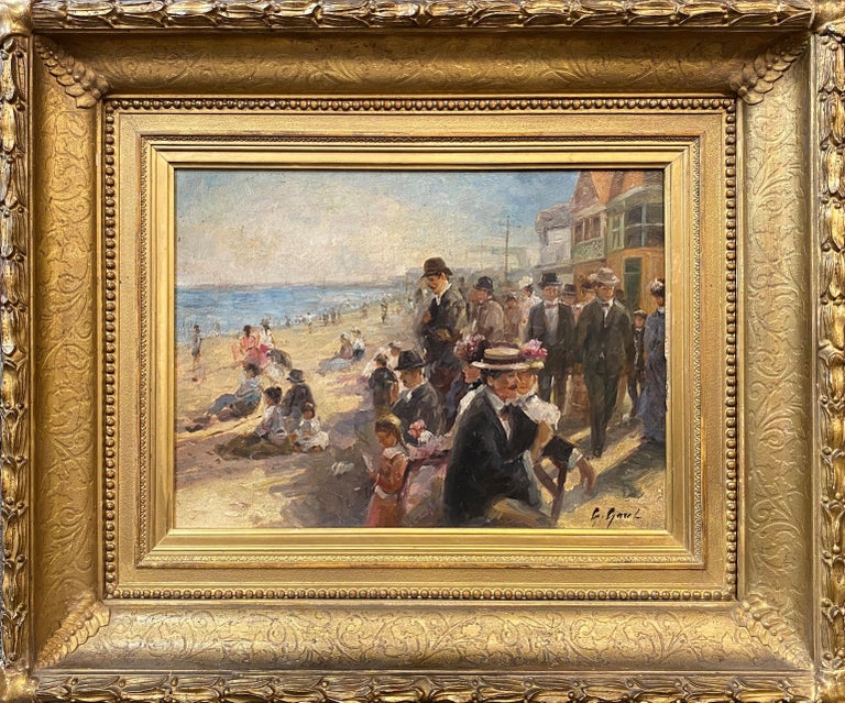 Gilbert Gaul - NJ Beach and Boardwark, Possibly Atlantic City For Sale ...