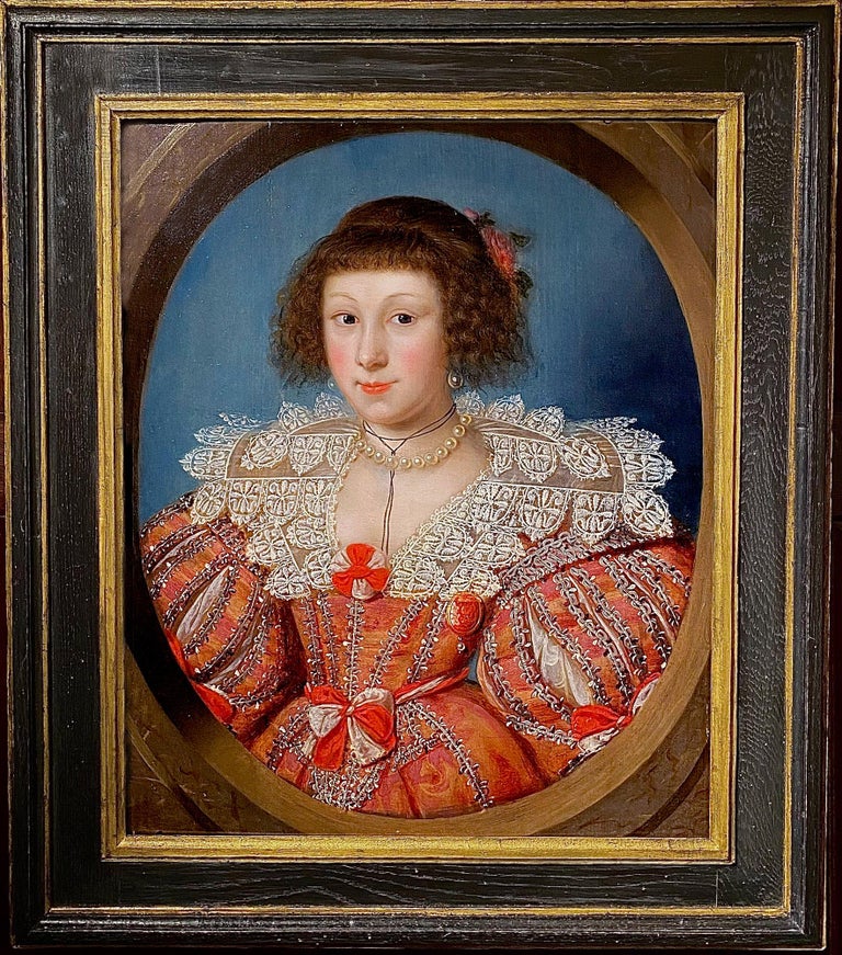 Gilbert Jackson - Portrait of a Girl, 17th Century English School Old ...