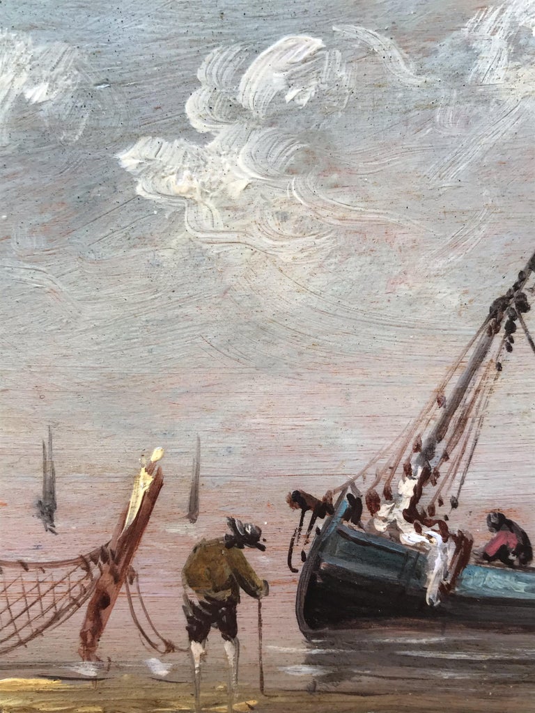 GILBERT Pierre Julien - Marines - Boats are Leaving for Fishing in ...