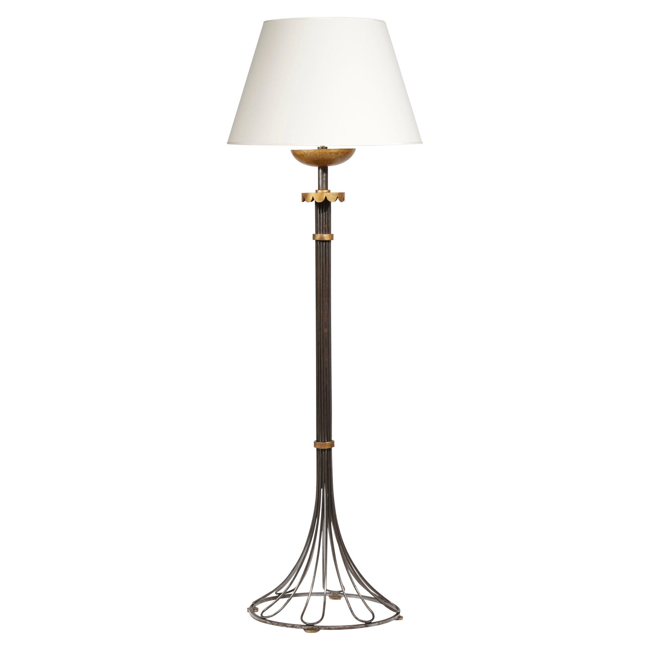 A 1930's American Modernist Floor Lamp by Gilbert Rhode at 1stDibs