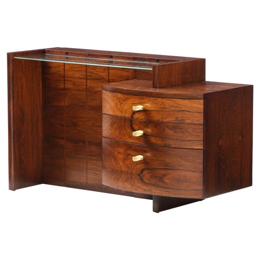 Machine Age Art Deco Gilbert Rohde Signed Smart Set Pair Cabinets for ...