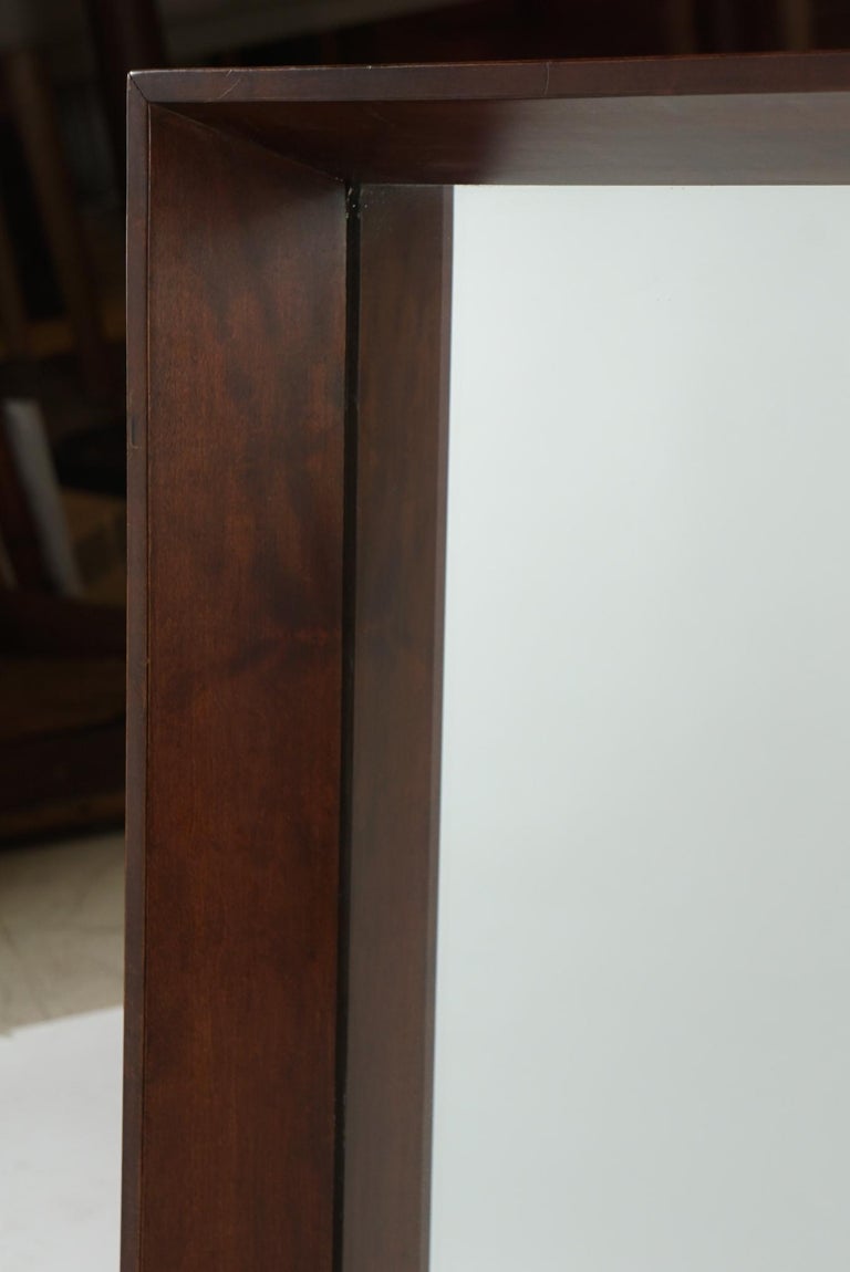 Gilbert Rohde for Herman Miller Square Heavy Walnut Frame 1940s Wall ...