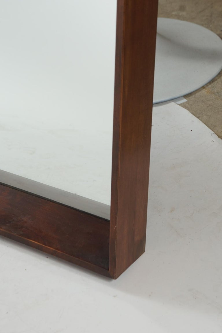 Gilbert Rohde for Herman Miller Square Heavy Walnut Frame 1940s Wall ...