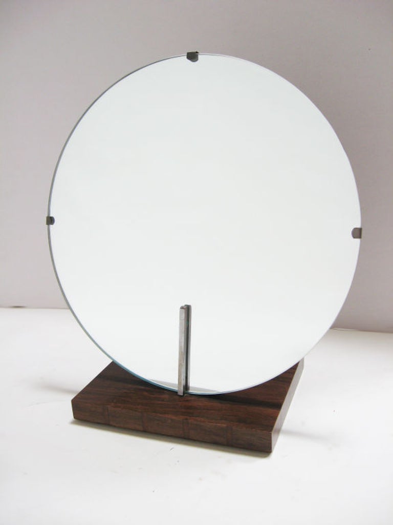 Gilbert Rohde Rosewood Mirror by Herman Miller For Sale at 1stDibs