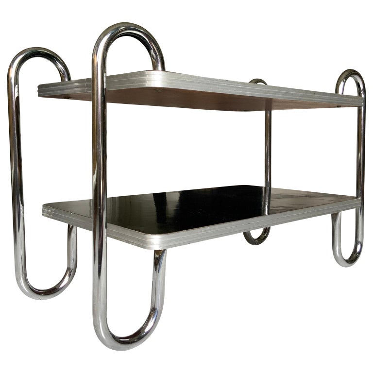 Gilbert Rohde Streamlined Art Deco Two Tier Occasional Coffee Table For ...