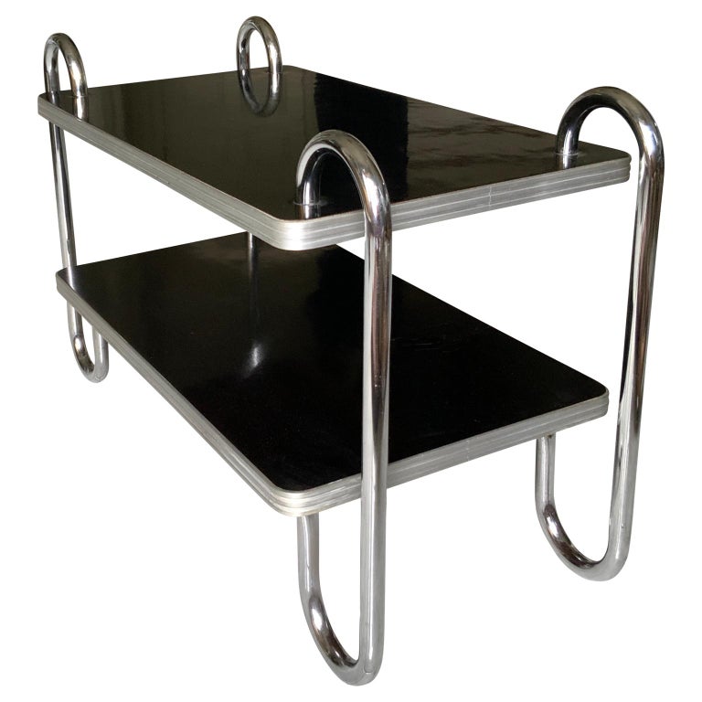 Gilbert Rohde Streamlined Art Deco Two Tier Occasional Coffee Table For ...