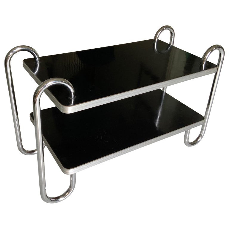 Gilbert Rohde Streamlined Art Deco Two Tier Occasional Coffee Table For ...
