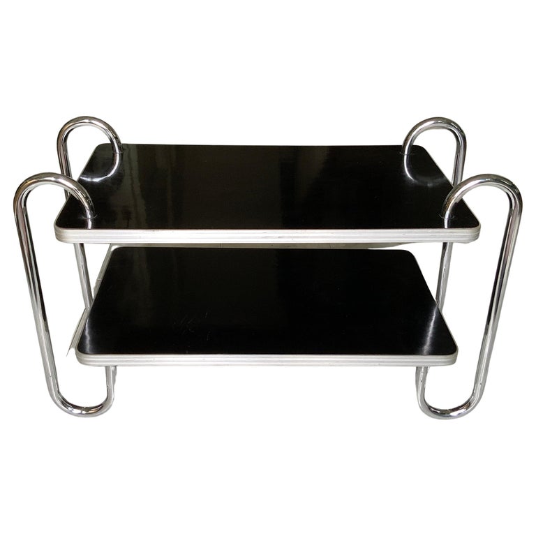 Gilbert Rohde Streamlined Art Deco Two Tier Occasional Coffee Table For ...