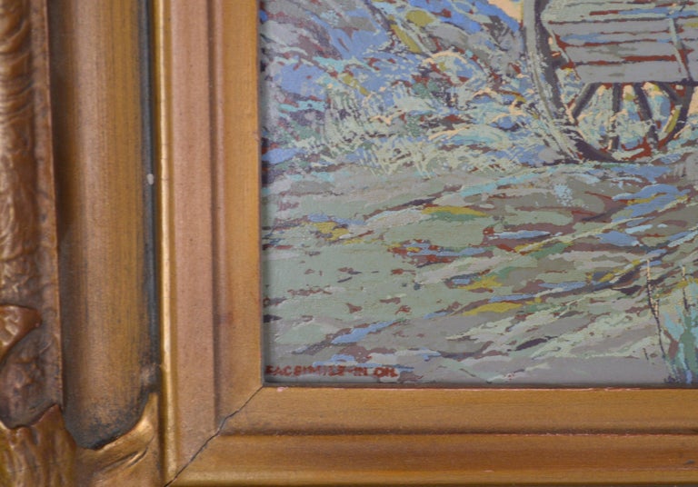 Gilbert Ross Tonge - "The Covered Wagon" On the Oregon Trail Prairie ...