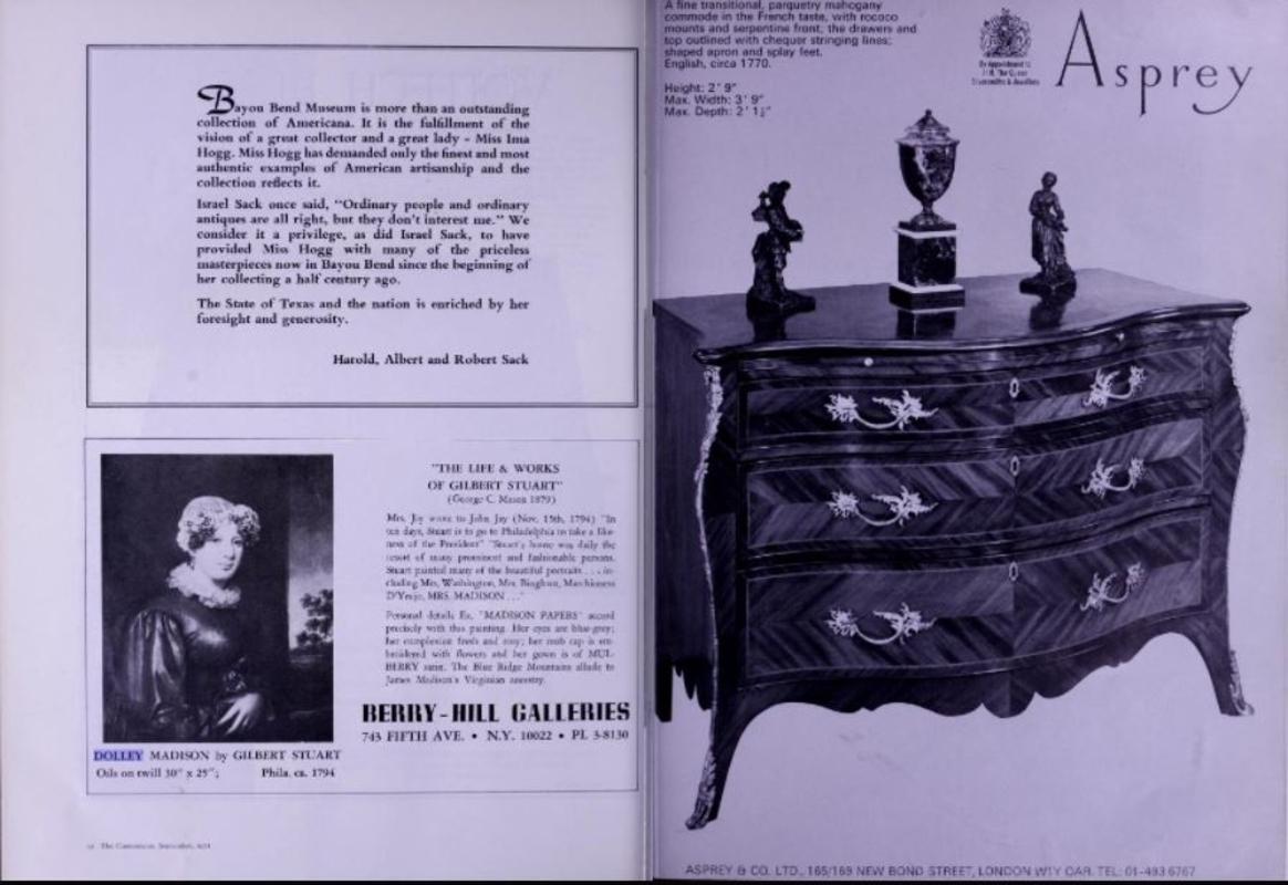 Gilbert Stuart - "Portrait of Dolly Madison" Gilbert Stuart, First Lady ...