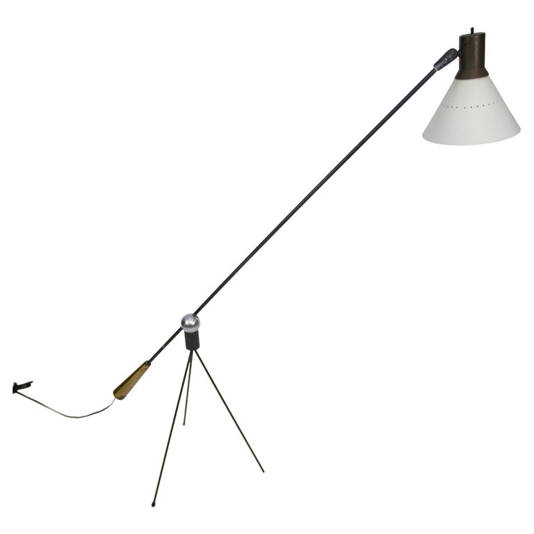 Gilbert Watrous Pivoting Floor Lamp For Sale at 1stDibs
