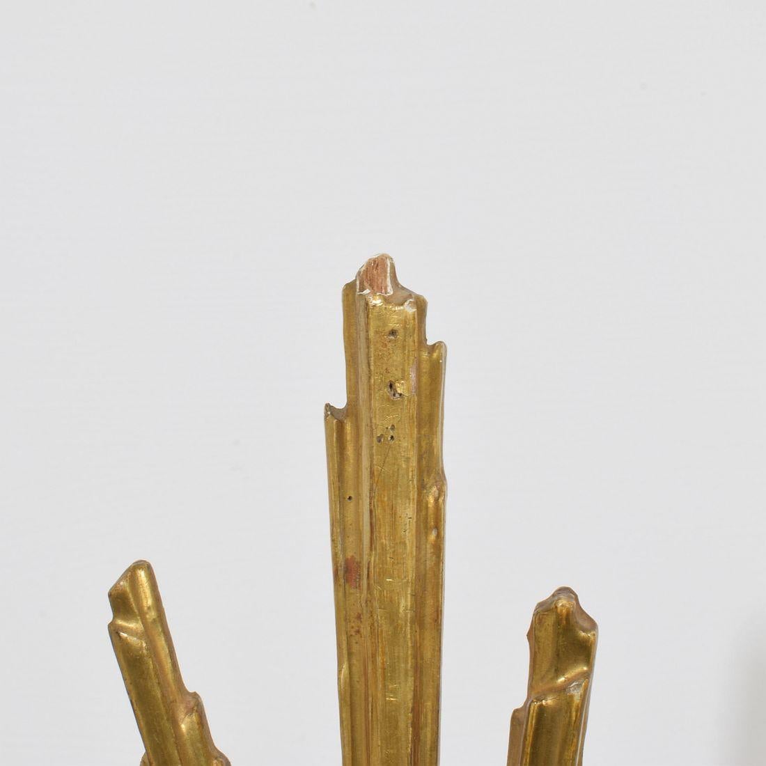 Gilded 18th Century Italian Baroque Carved Wooden Sun For Sale at ...