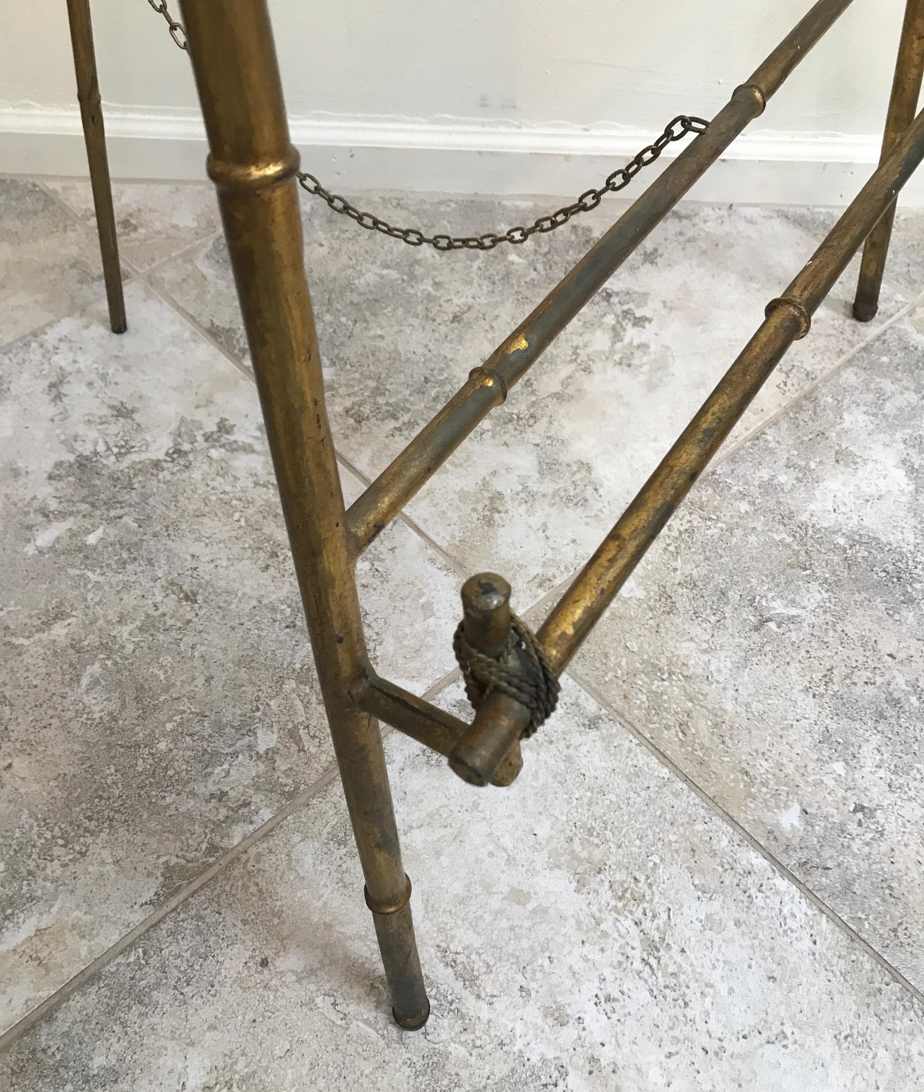Gilded Italian Metal Easel at 1stDibs | metal easel for sale, vintage ...