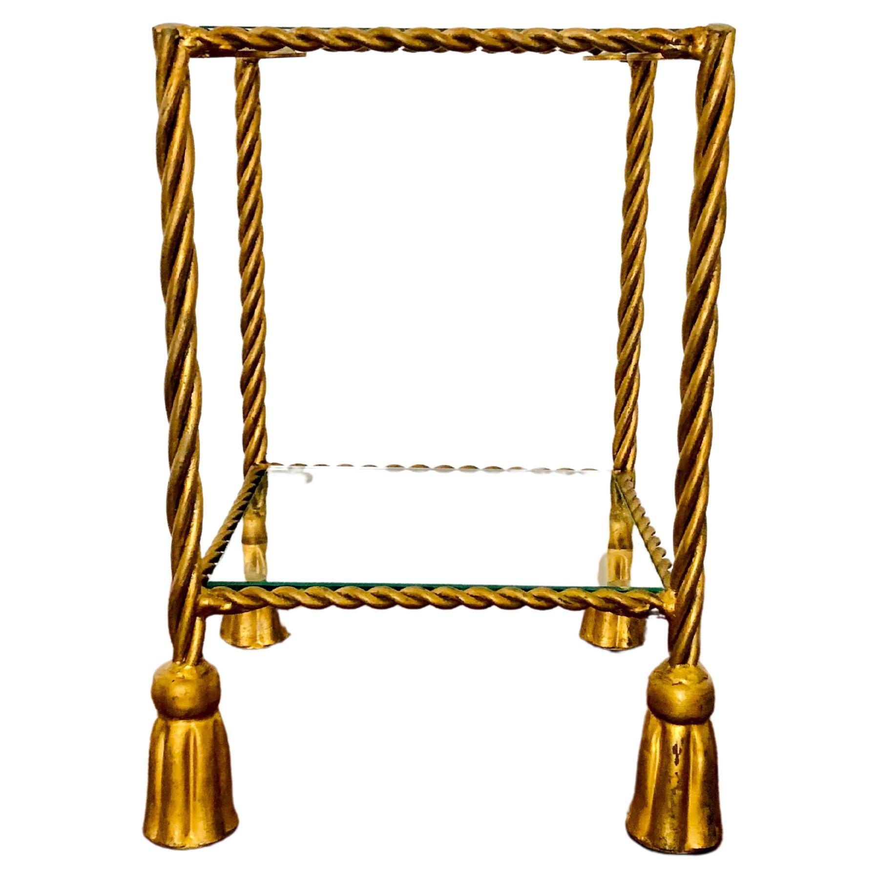 Gilded Lilly Side Table by Hans Kogl at 1stDibs