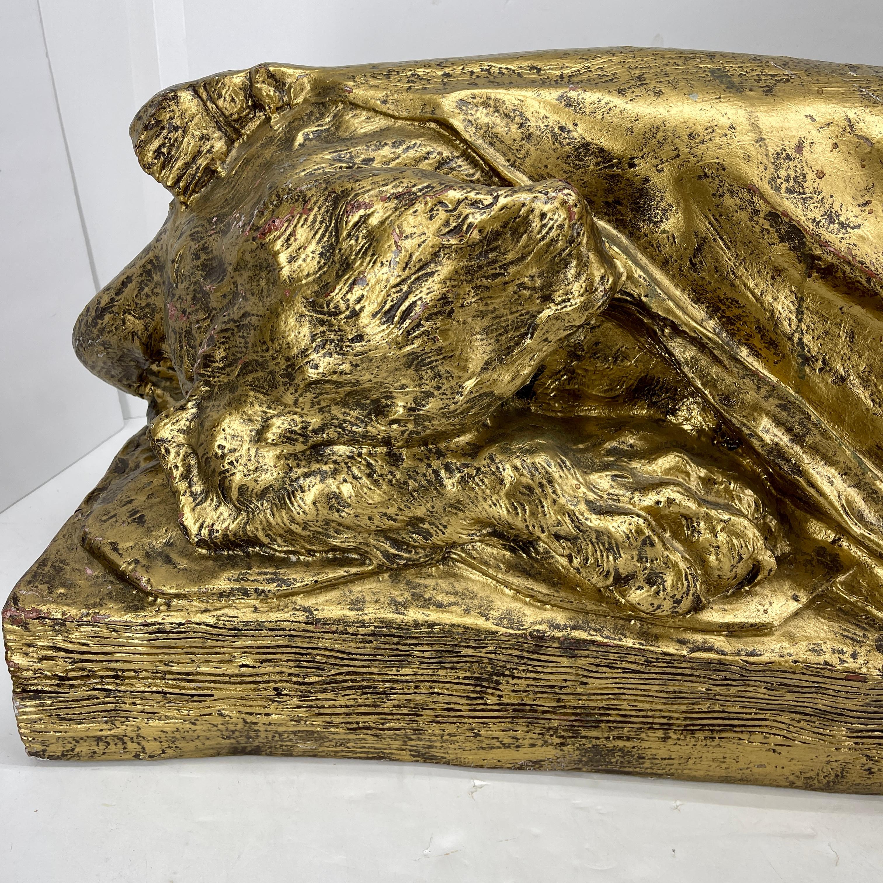 Gilded Rococo Madame de Pompadour Sphinx Statue, Louis XV Style For ...